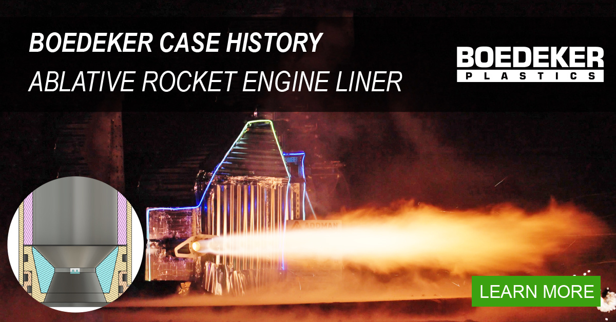 SEB Doubles Ablative Liner Life in Rocket Engine Tests | Case History