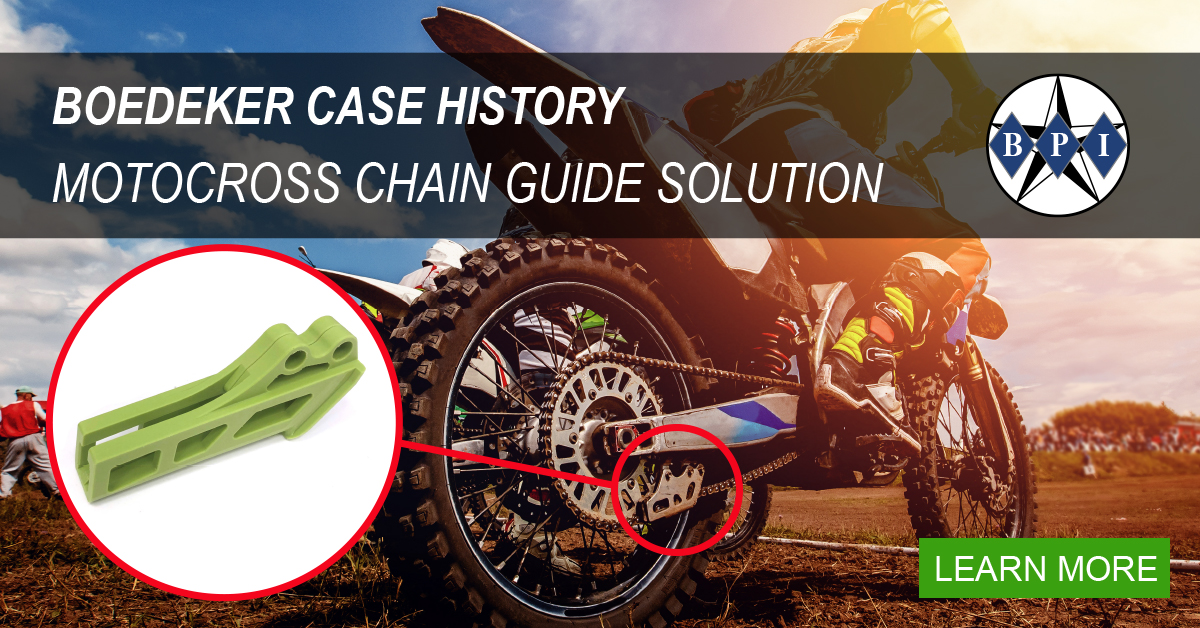 Case History | Longer Lasting Ceram P Motorcycle Chain Guide | Boedeker
